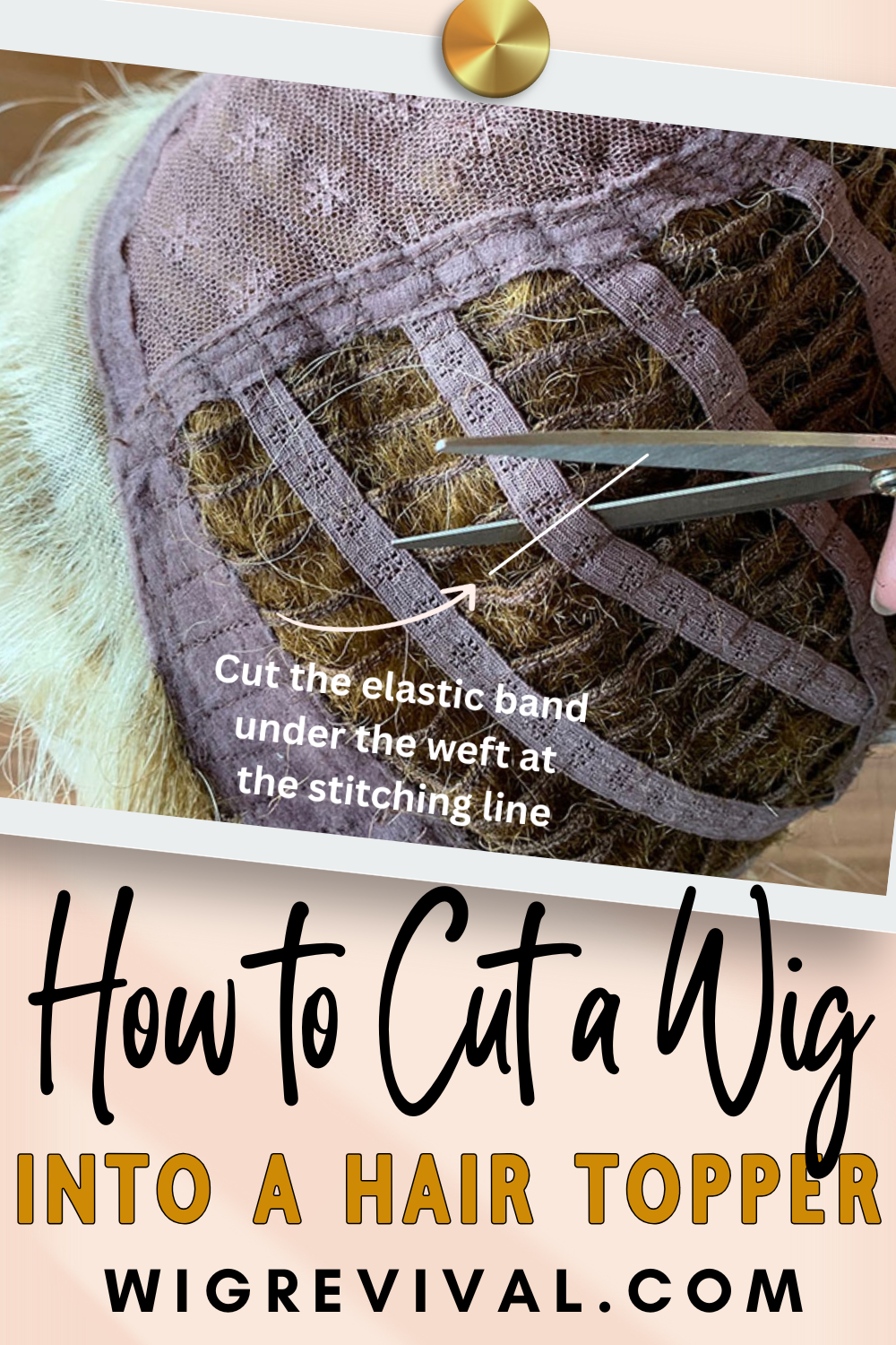 How To Turn A Wig Into A Hair Topper | Wig Revival