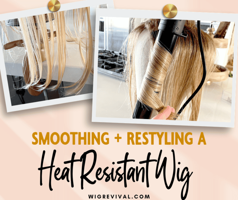 How To Smooth Frizzy Synthetic Wig Fibers | Wig Revival