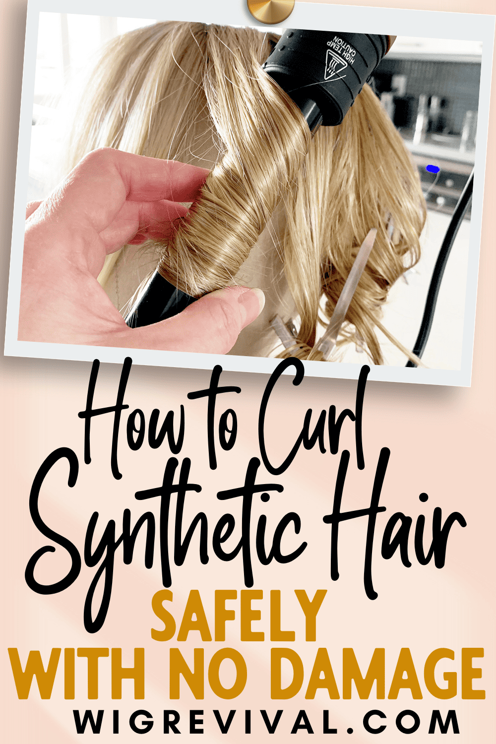 How To Curl Synthetic Hair Safely | Wig Revival