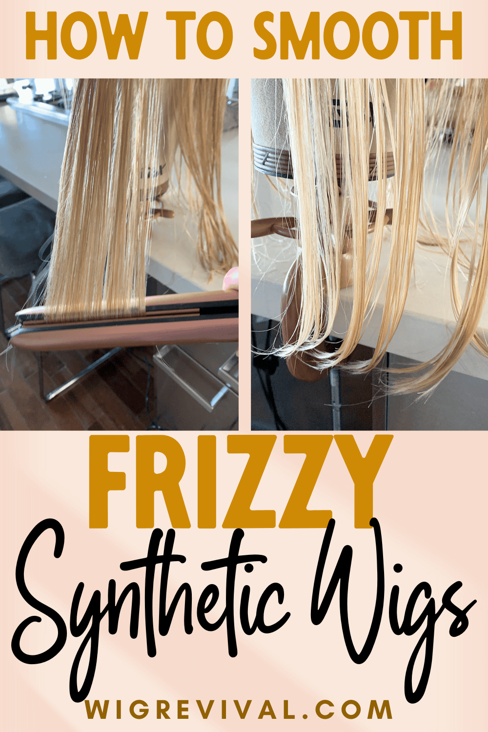 How To Smooth Frizzy Synthetic Wig Fibers | Wig Revival